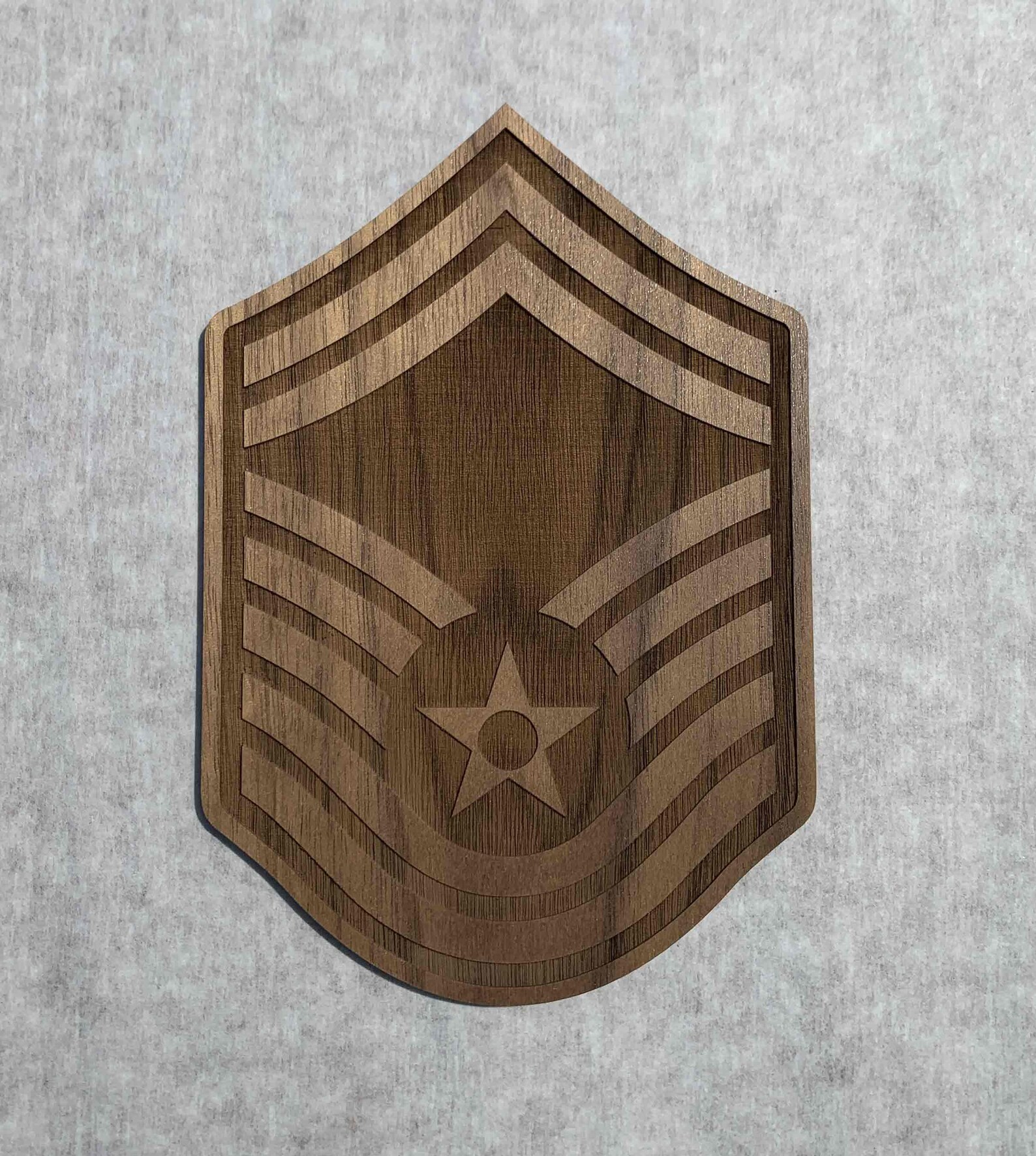 Wood Chief Master Sergeant Air Force Promotion Gift USAF | Etsy