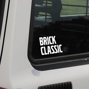 VOLVO Sticker, Volvo Car Sticker, BRICK CLASSIC Decal, Volvo Car Decal ...