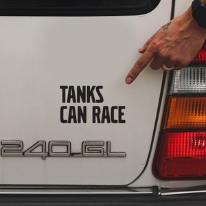 Car Stickers Volvo: Tanks Can Race Decal Volvo Decals Volvo - Etsy