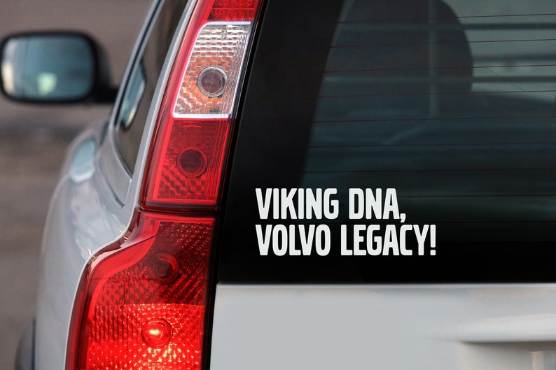 Stickers for Volvo Vikings Sticker Viking DNA Volvo Legacy - Etsy