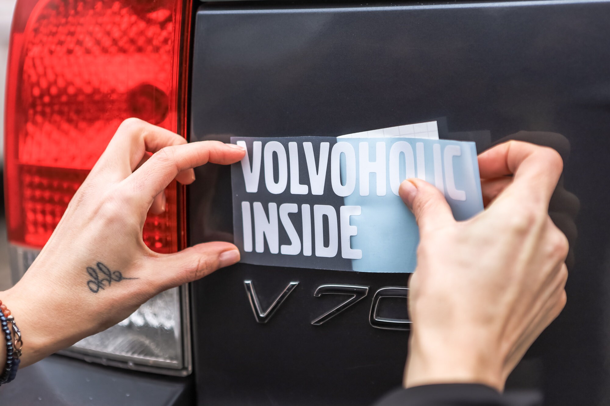 VOLVO Sticker Volvo Car Sticker Volvoholic Inside Car - Etsy