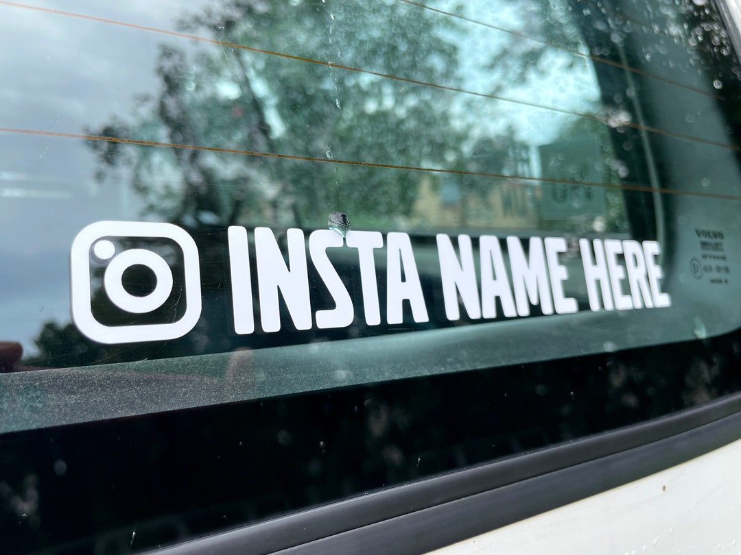 Instagram Sticker Name, Your Name With Instagram Logo, Design Yourself ...