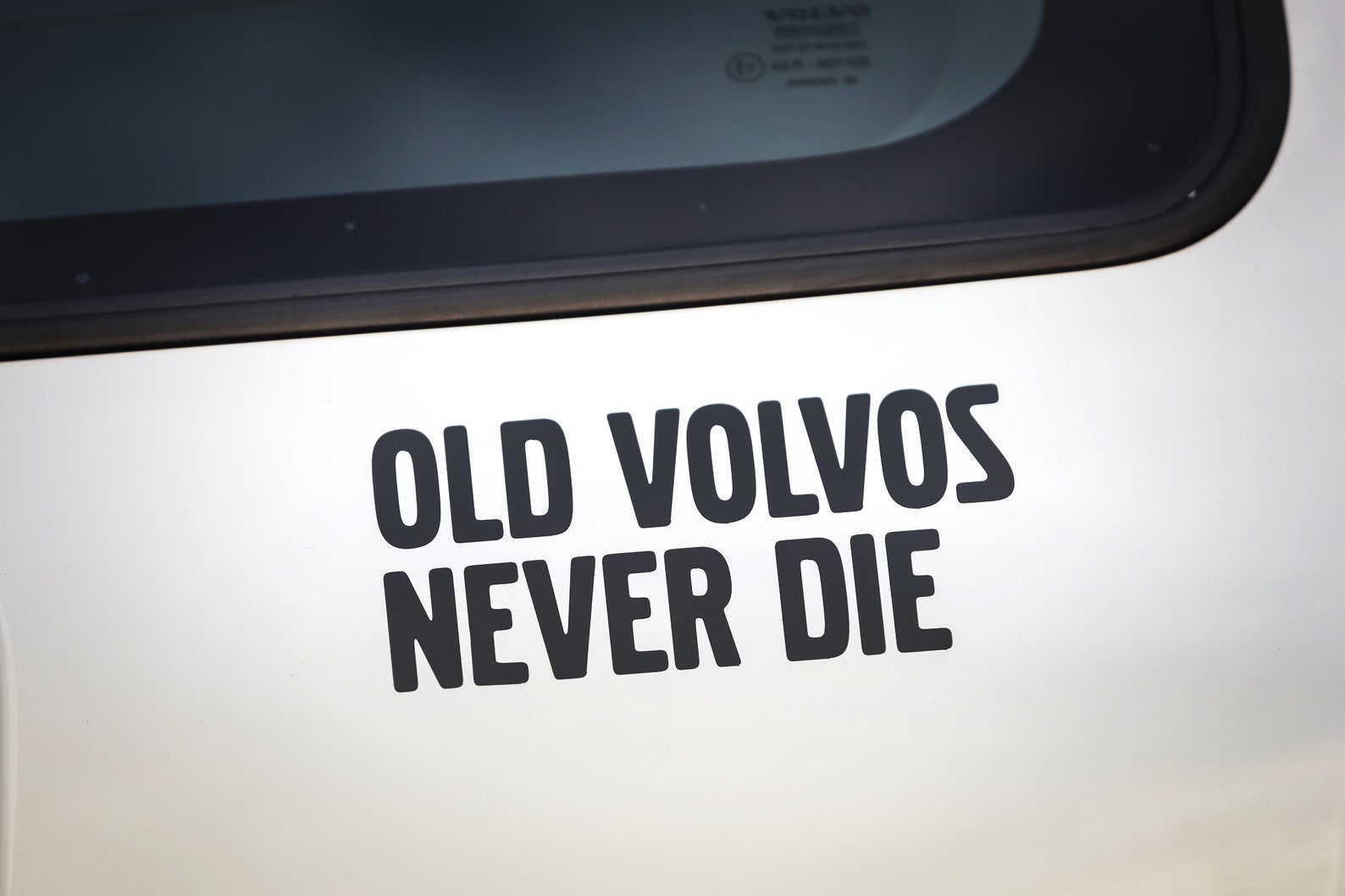Stickers for Volvo Volvo Car Sticker Old Volvos Never Die | Etsy