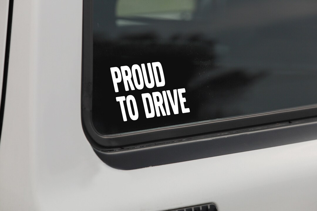 Proud to Drive Stickers, Lifestyle Decals, Wagon 240 Vinyl Decals ...