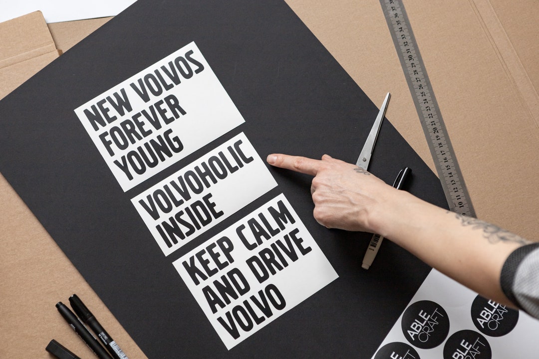 Volvo Car Stickers Set 3 Psc, Keep Calm and Drive Volvo, Volvoholic ...