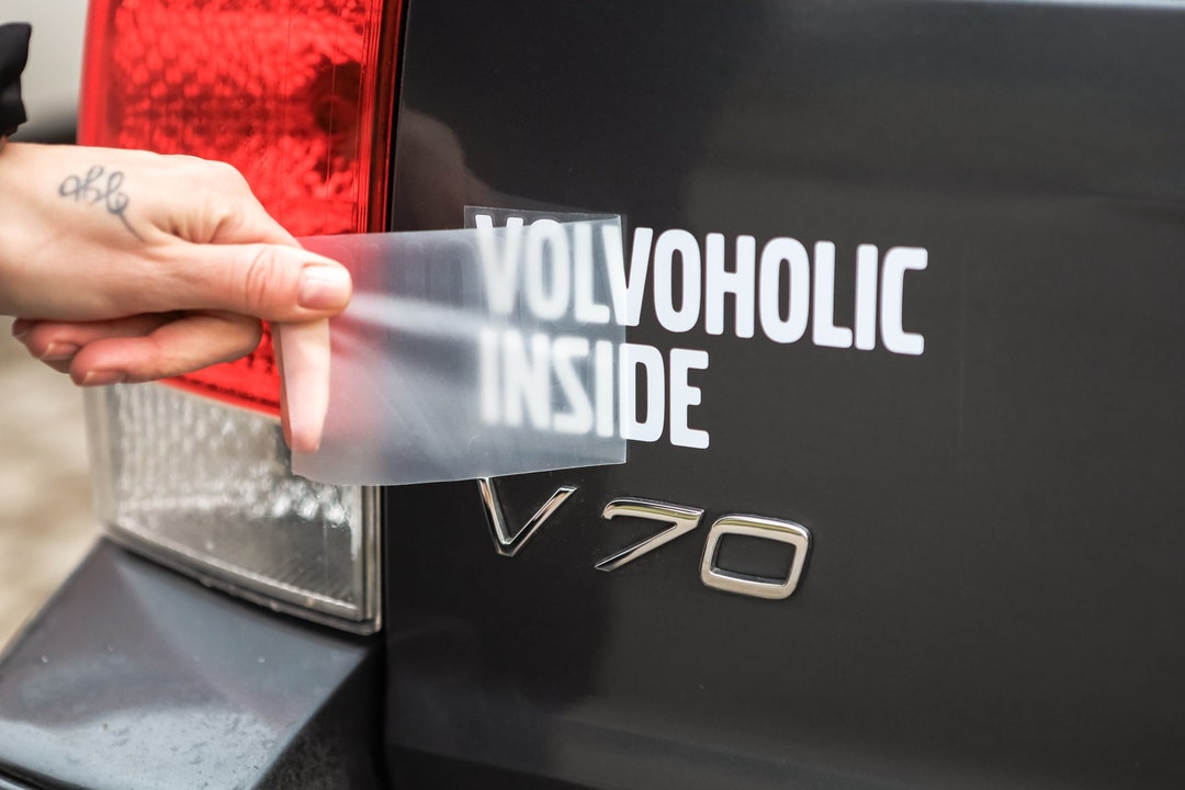 VOLVO Sticker, Volvo Car Sticker, Volvoholic Inside Car Sticker, Volvo ...