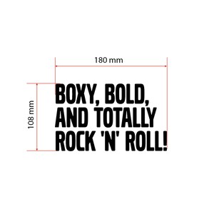 Stickers for Volvo, Volvo Car Sticker, Boxy Bold Totally Rocknroll ...