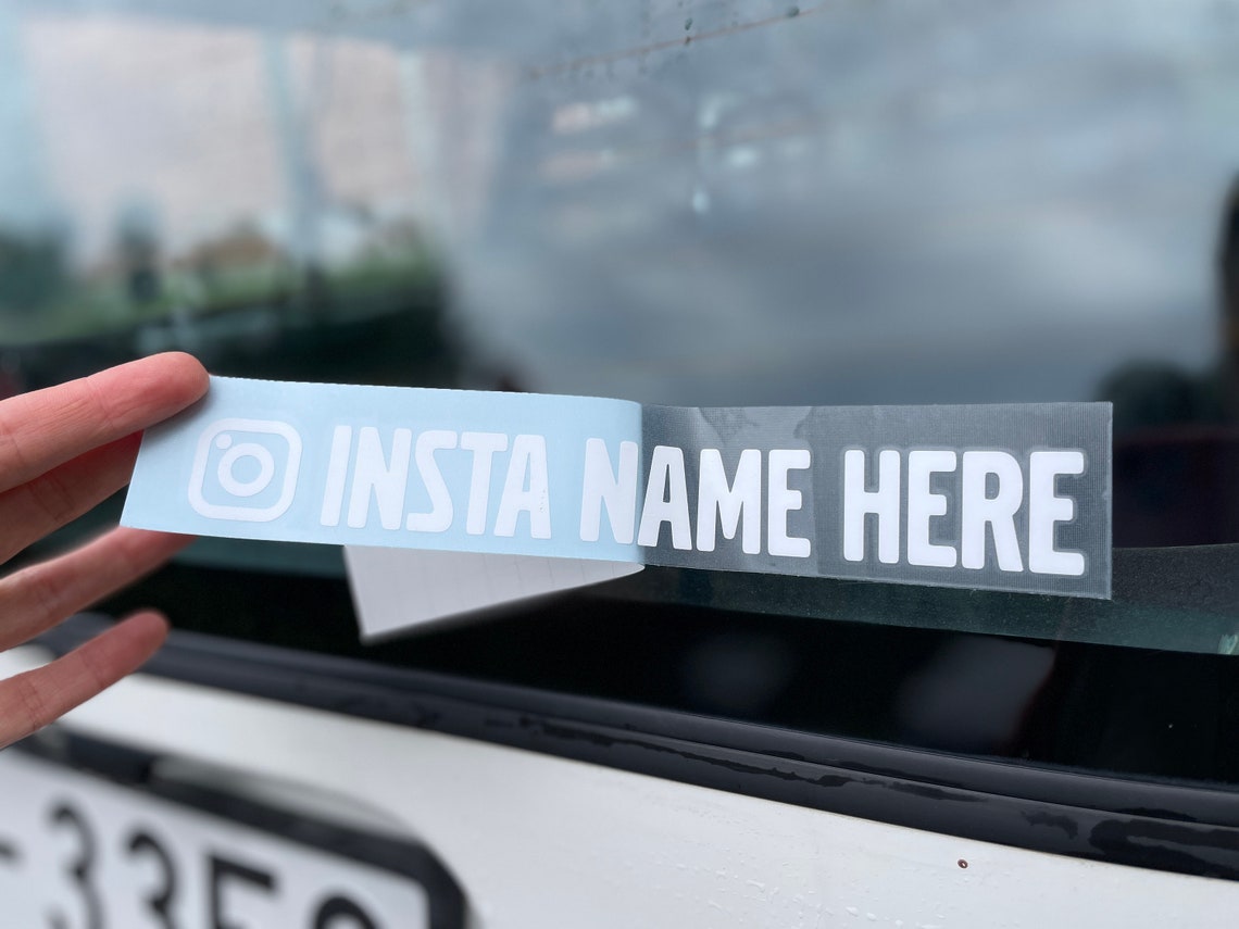 Instagram Sticker Name, Your Name With Instagram Logo, Design Yourself ...
