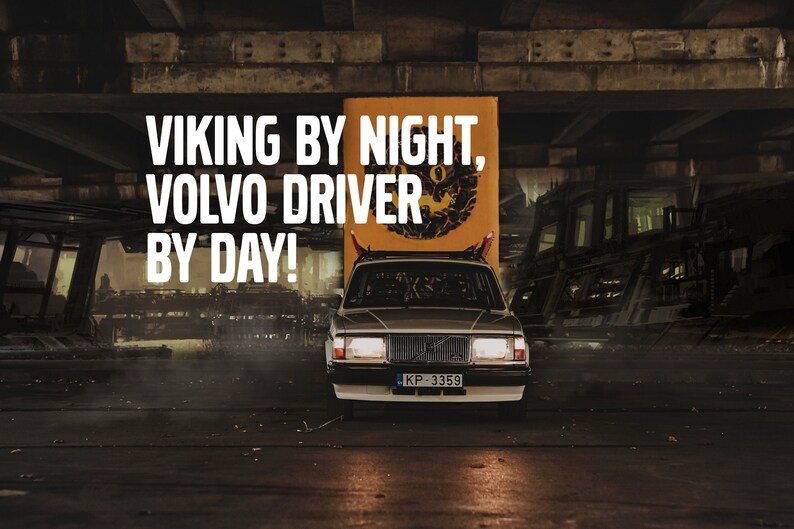 Stickers for Volvo Vikings Sticker Viking by Day Volvo - Etsy