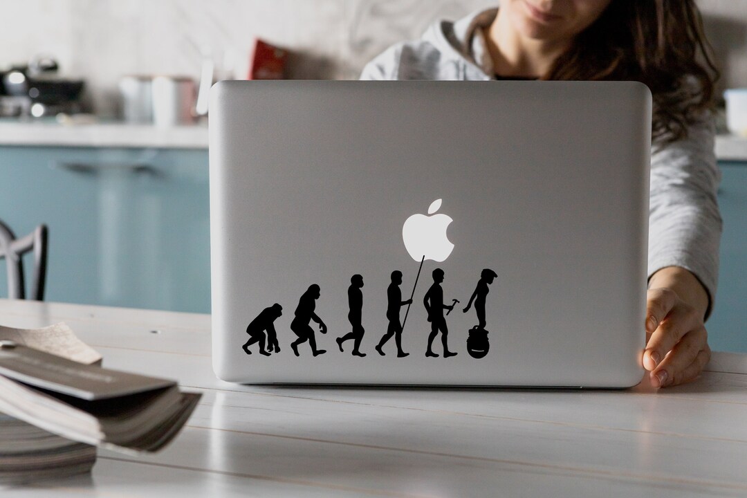 Evolution Sticker, Electric Unicycle EUC, Unicycling Dad Gift, Human ...