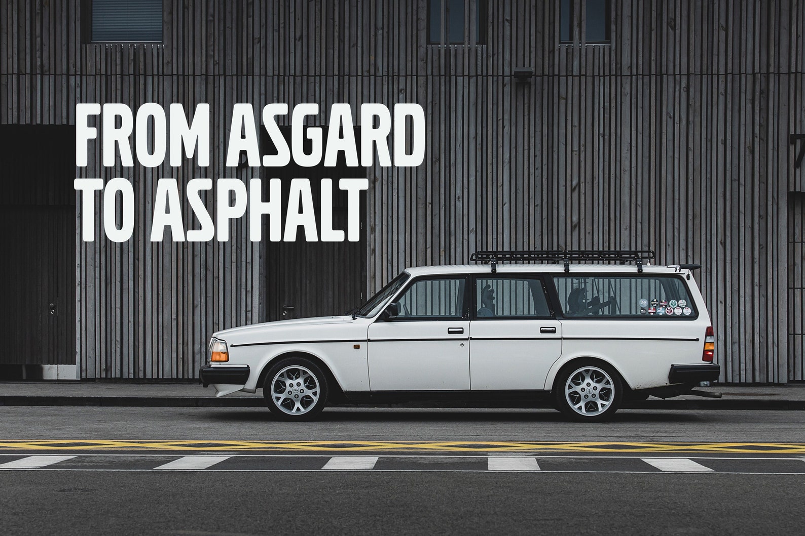 Stickers for Volvo, From Asgard to Asphalt Sticker, Volvo Car Decal ...