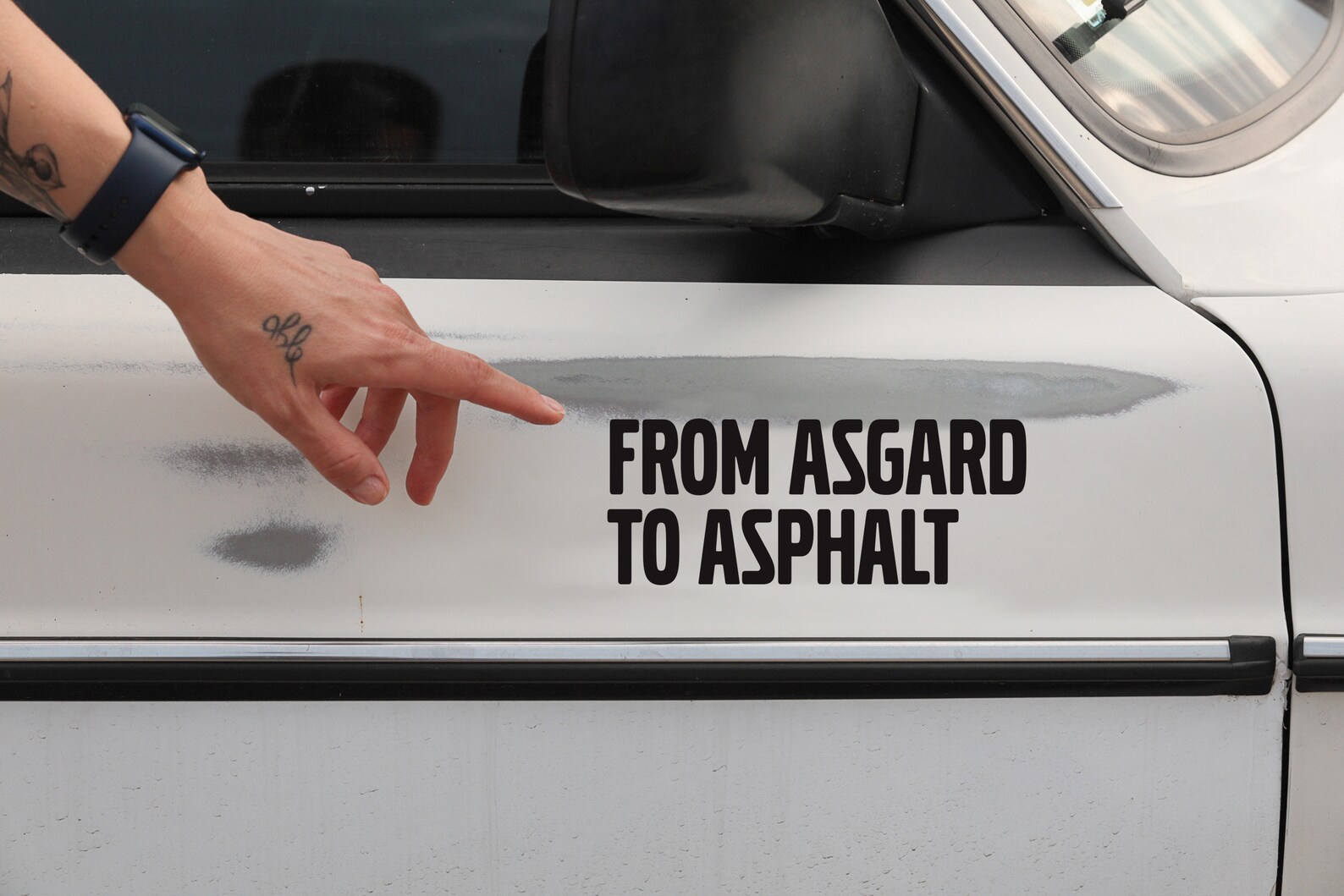 Stickers for Volvo, From Asgard to Asphalt Sticker, Volvo Car Decal ...