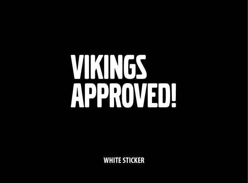Stickers for Volvo Vikings Sticker Vikings Approved volvo - Etsy.de