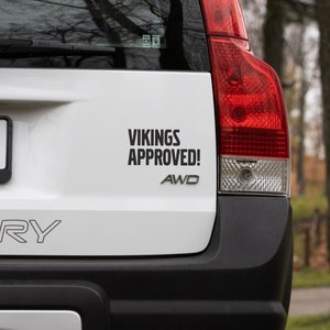 Stickers for Volvo, Vikings Sticker, Vikings Approved, Volvo Car Decal ...