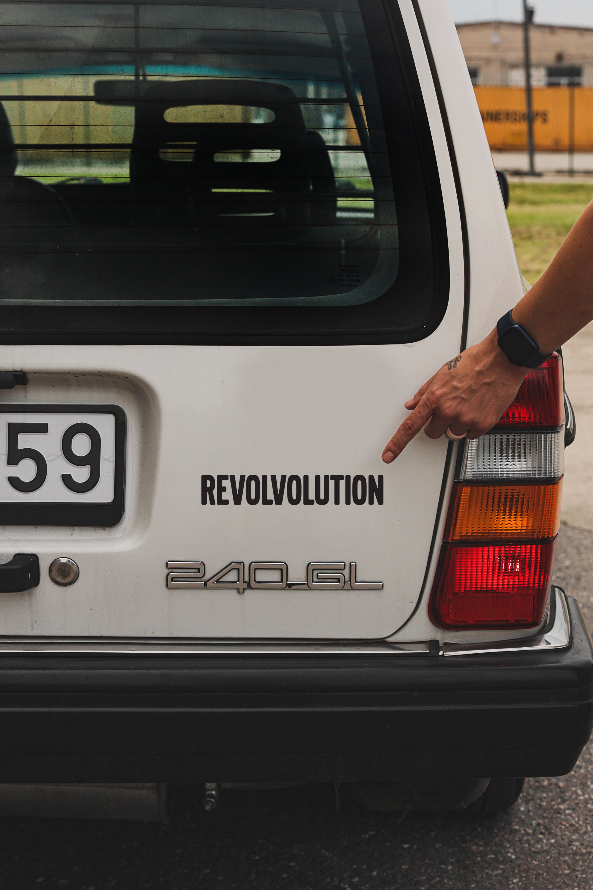 VOLVO Sticker Volvo Car Sticker Revolvolution Car Decal - Etsy
