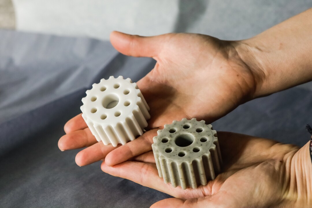 Gear Wheel Soap Bar, 1 Piece of Grey, White Colour Mens Soap, Mechanic ...