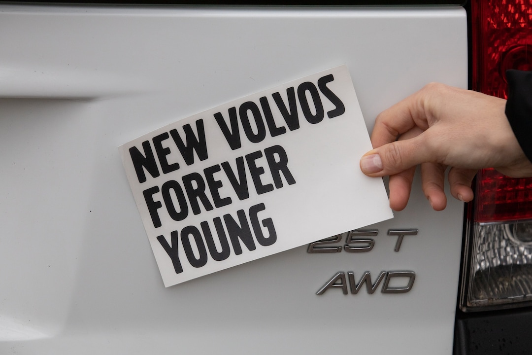 Volvo Stickers Car Sticker New Volvos Forever Young Volvo - Etsy