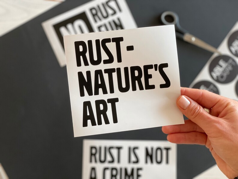 Rust is Not a Crime No Rust No Fun Volvo Stickers Set 3 Psc - Etsy