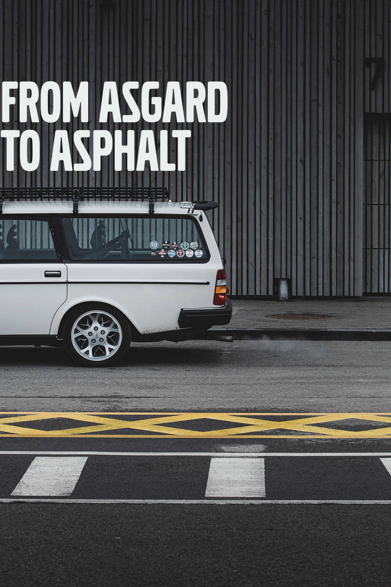 Stickers for Volvo, From Asgard to Asphalt Sticker, Volvo Car Decal ...