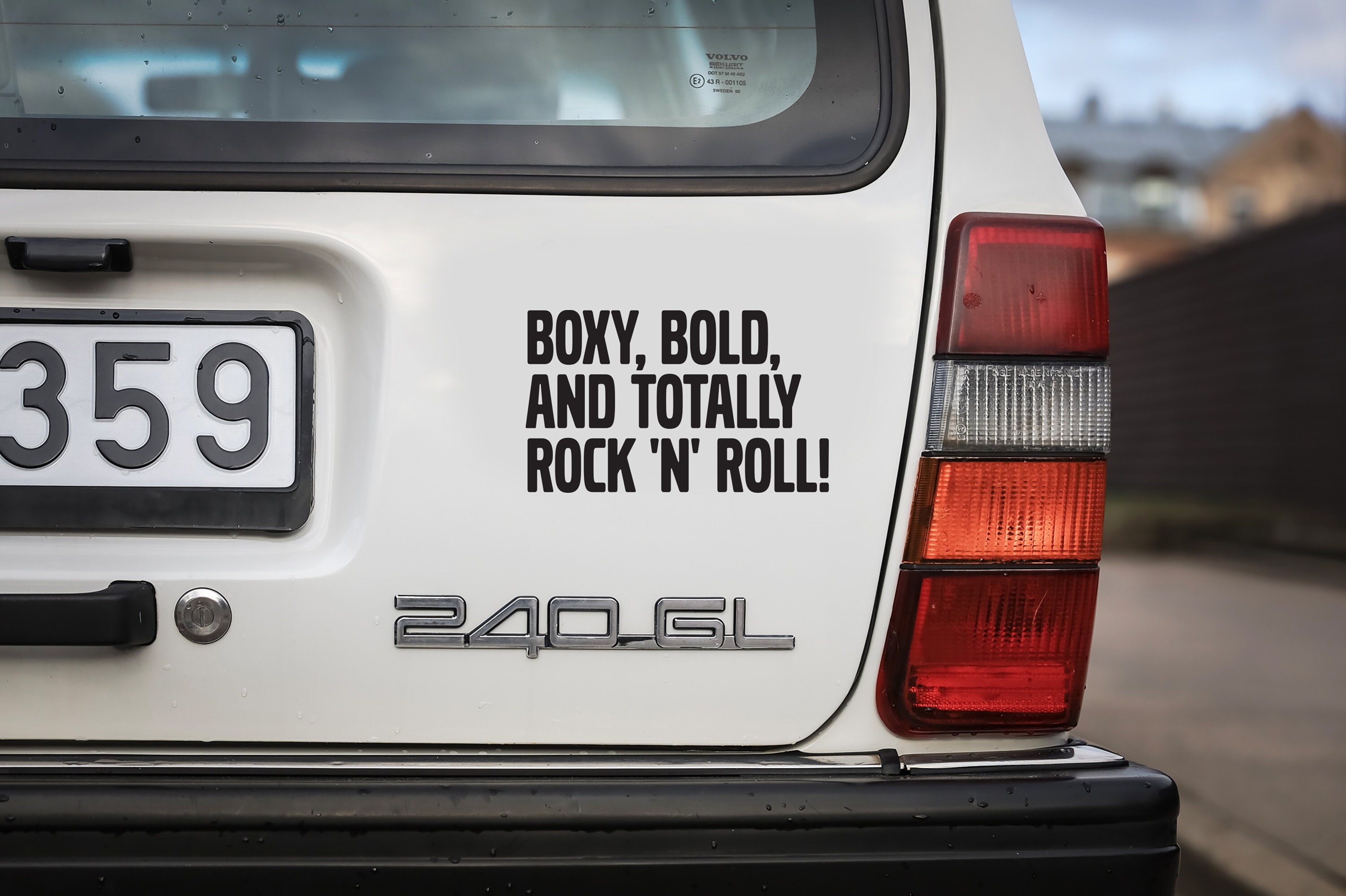 Stickers for Volvo Volvo Car Sticker Boxy Bold Totally - Etsy