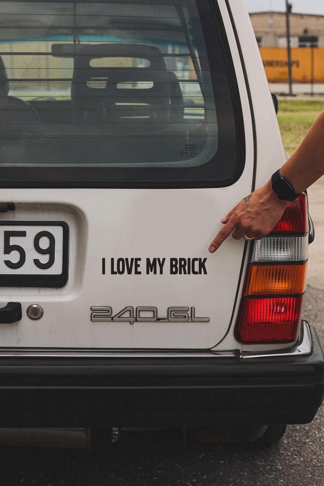 Classic Car Stickers, I Love My Brick Sticker, Stickers for Drivers ...