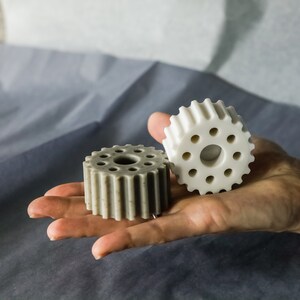 Gear Wheel Soap Bar, 1 Piece of Grey, White Colour Mens Soap, Mechanic ...