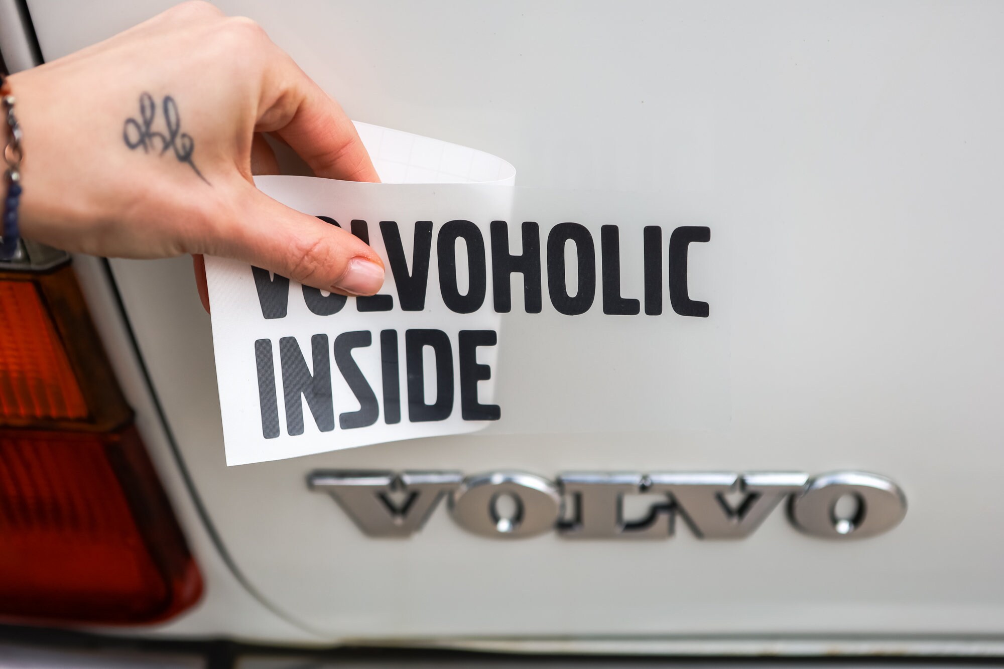 VOLVO Sticker Volvo Car Sticker Volvoholic Inside Car - Etsy