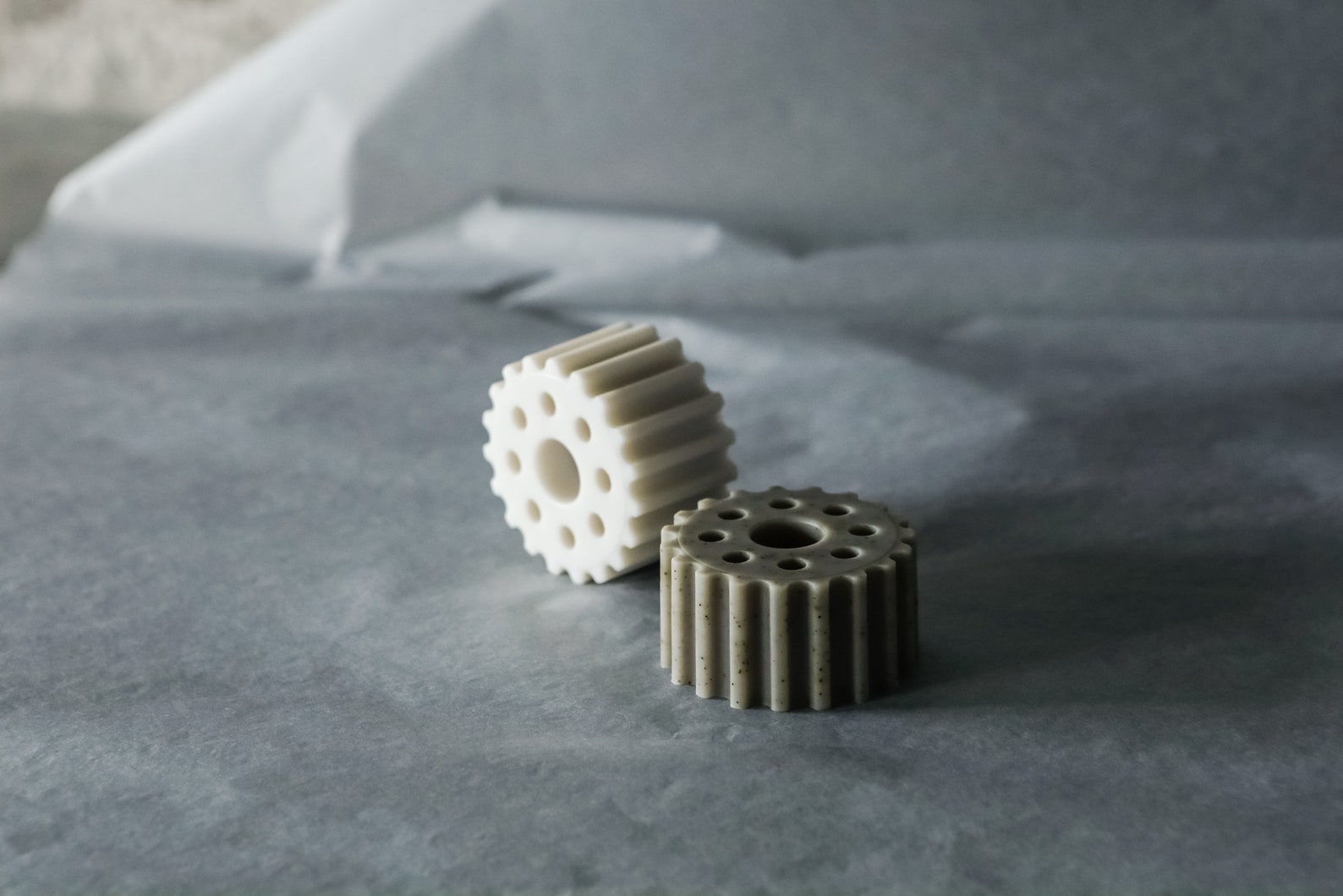 Gear Wheel Soap Bar, 1 Piece of Grey, White Colour Mens Soap, Mechanic ...