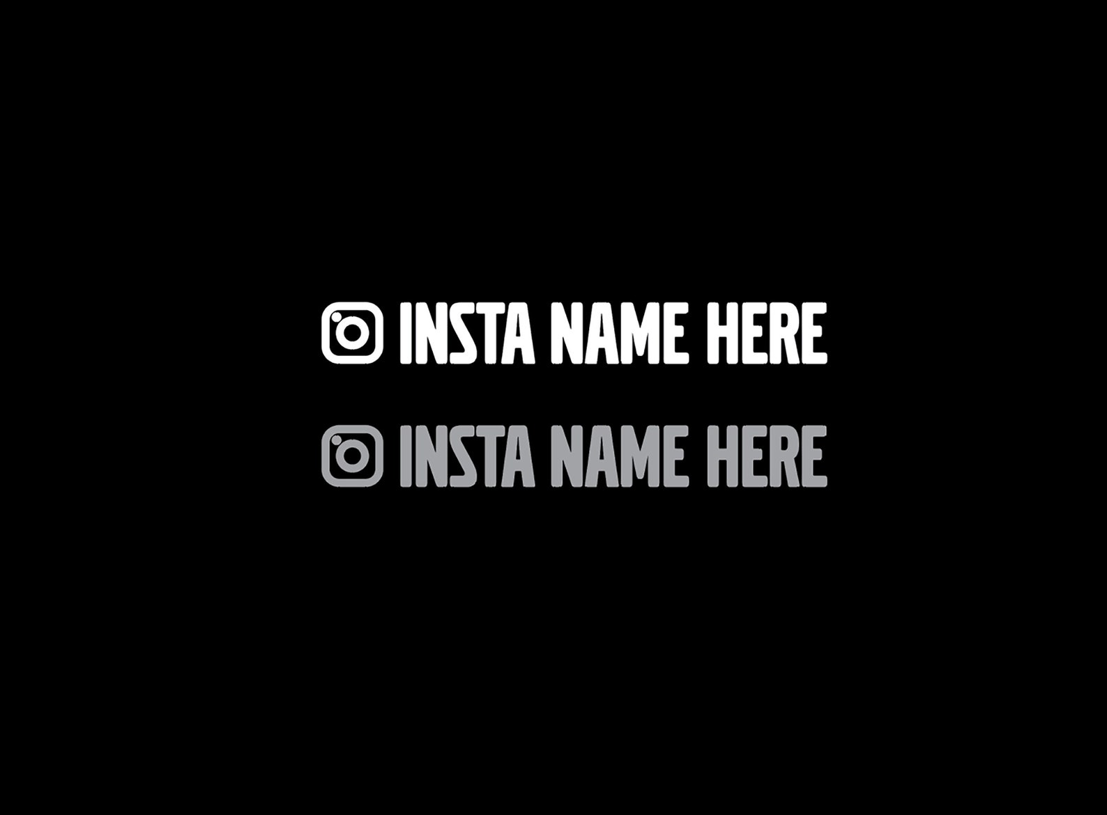 Instagram Sticker Name, Your Name With Instagram Logo, Design Yourself ...