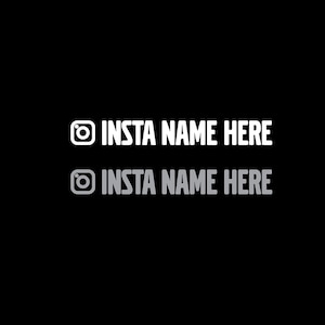 Instagram Sticker Name, Your Name With Instagram Logo, Design Yourself ...