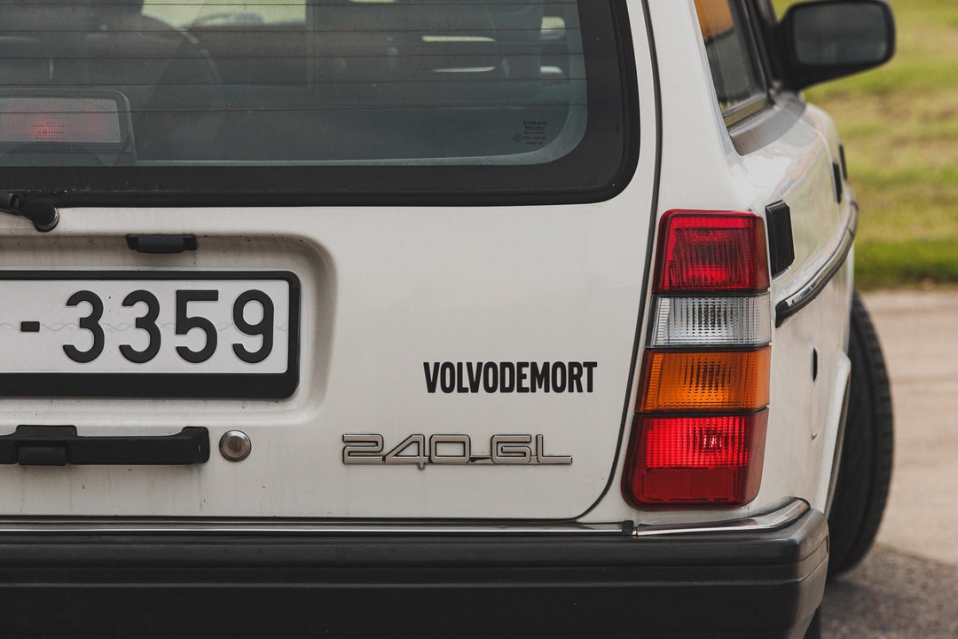Volvo Decals, Volvodemort Sticker, Old Volvos Sticker, Volvo Car Decal ...