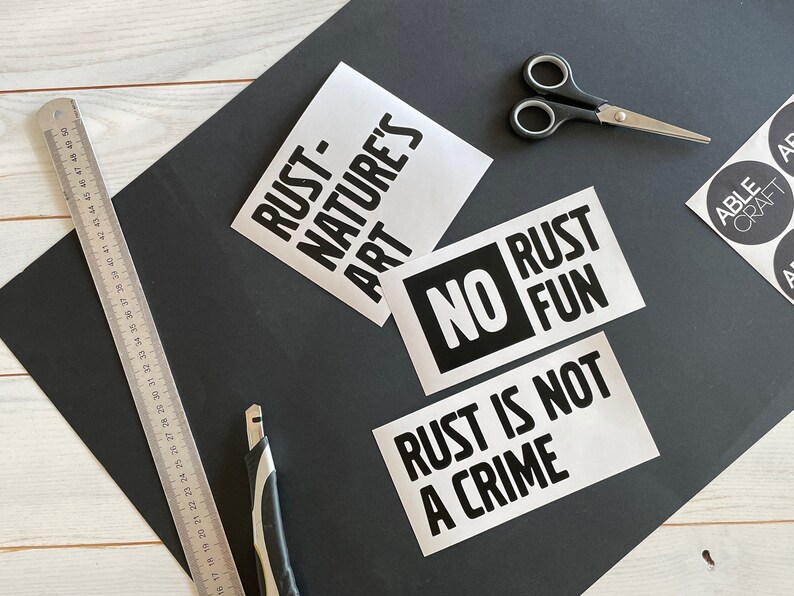 Rust is Not a Crime No Rust No Fun Volvo Stickers Set 3 Psc - Etsy