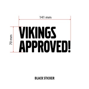 Stickers for Volvo, Vikings Sticker, Vikings Approved, Volvo Car Decal ...