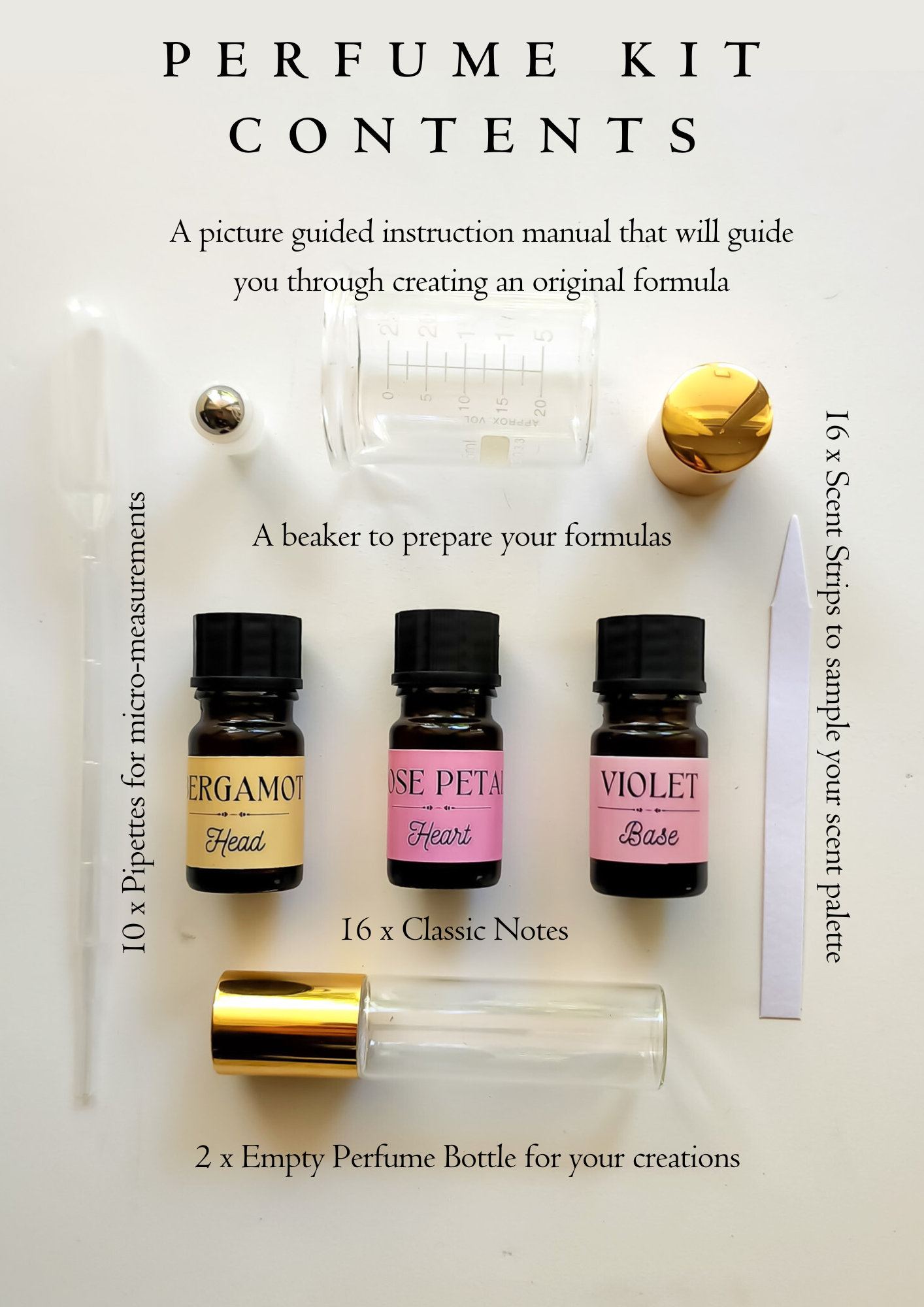 Perfume Kit: Classic Notes DIY Your Own Original Perfume - Etsy