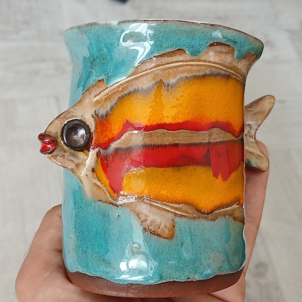 Handmade Fish Coffee Mugs - Etsy