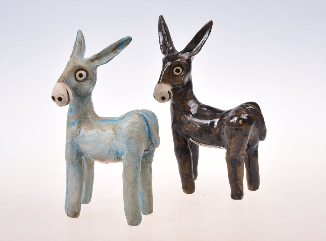 Donkeys Collectors Item Gift Decoration | Two Little Asses for a Fun ...