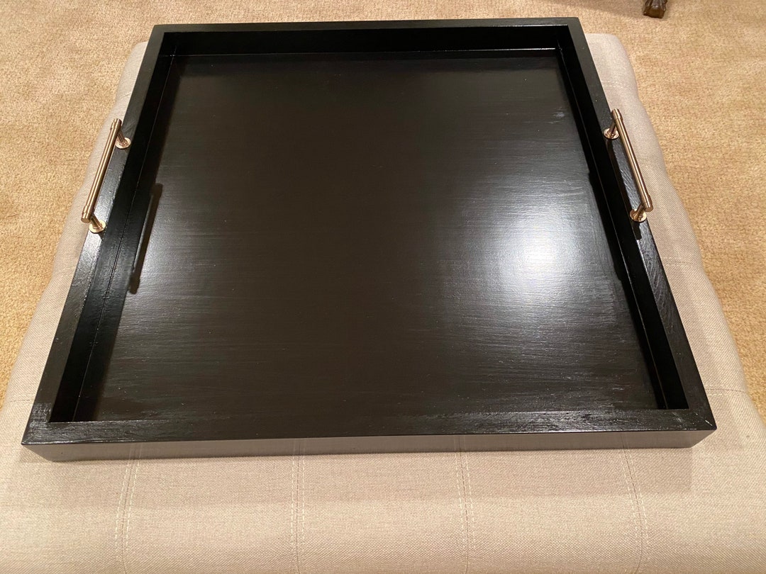 Large Black or White Ottoman Tray - Etsy