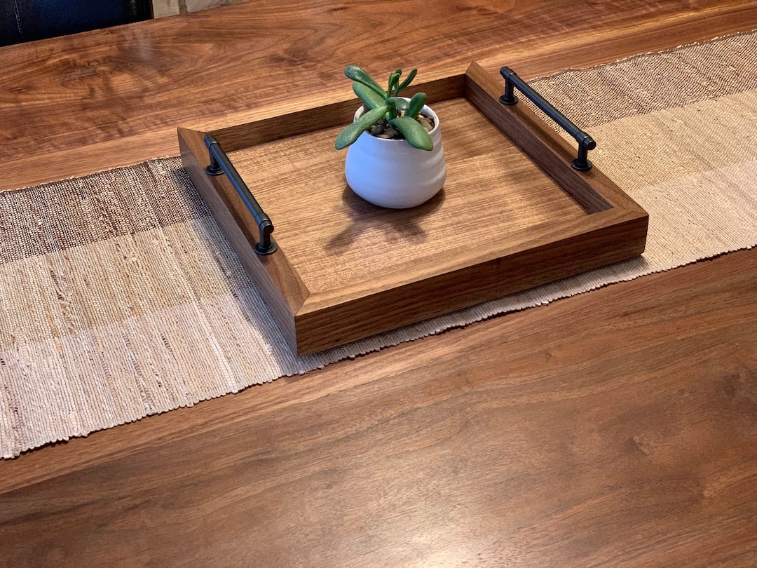 12” X 12” Walnut Tray - Etsy