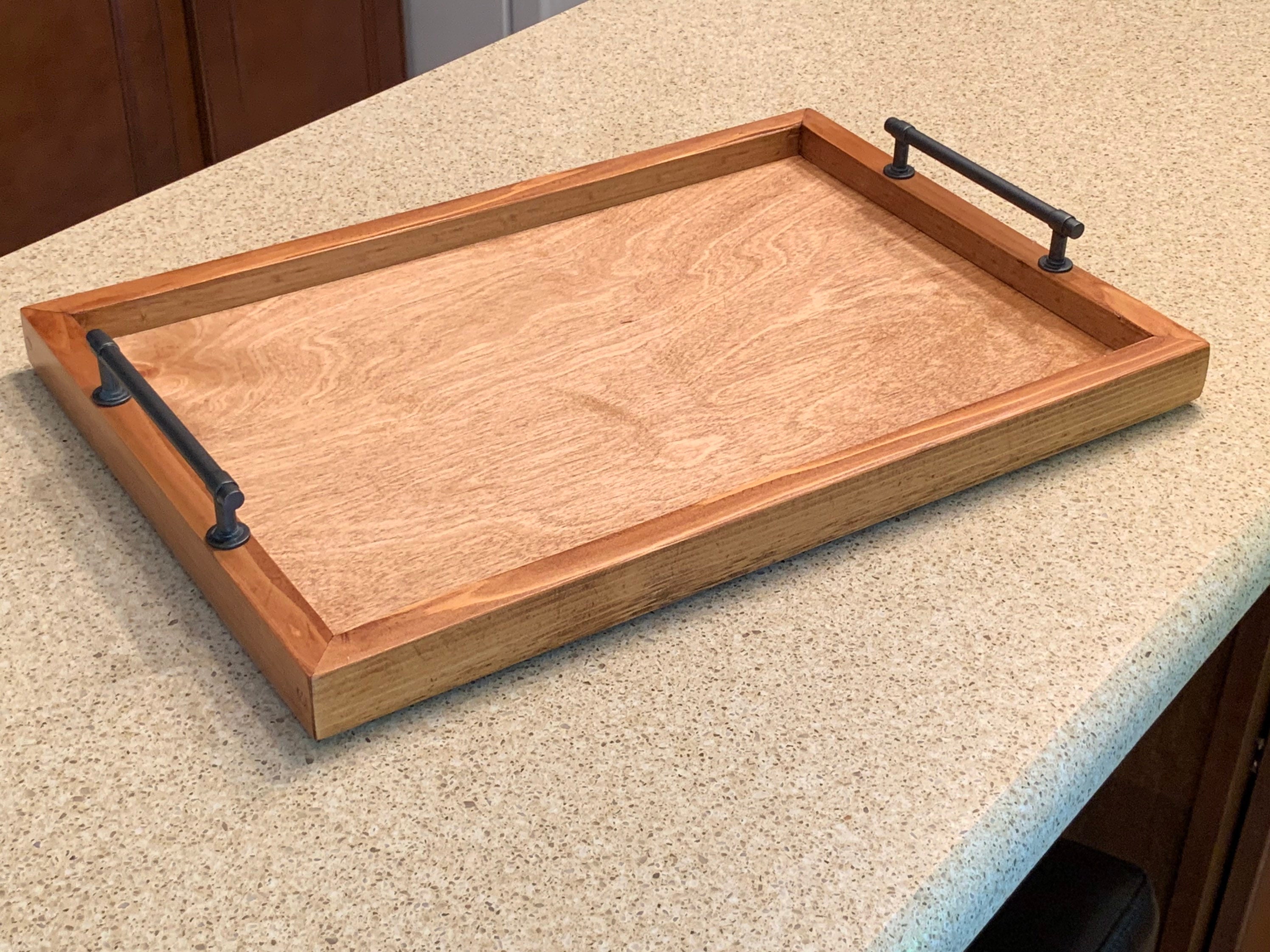 19 x 13 x 1.25 Cedar Wood serving tray | Etsy