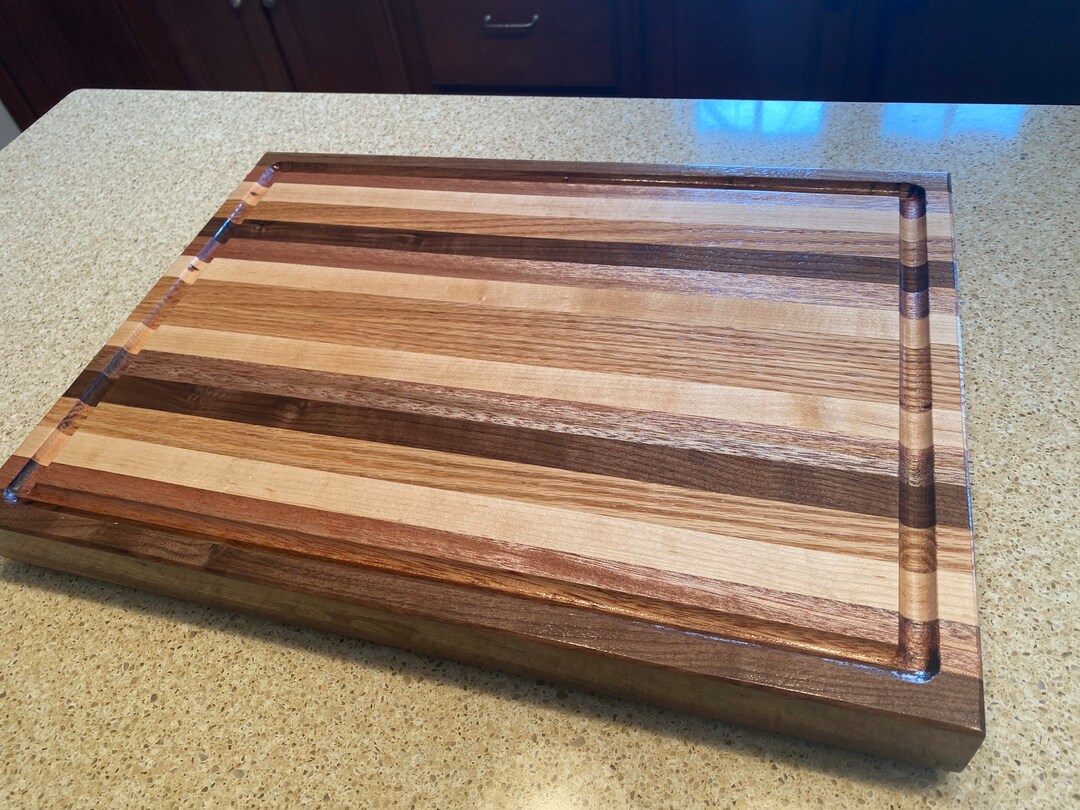 Butcher Block Cutting Board - Etsy