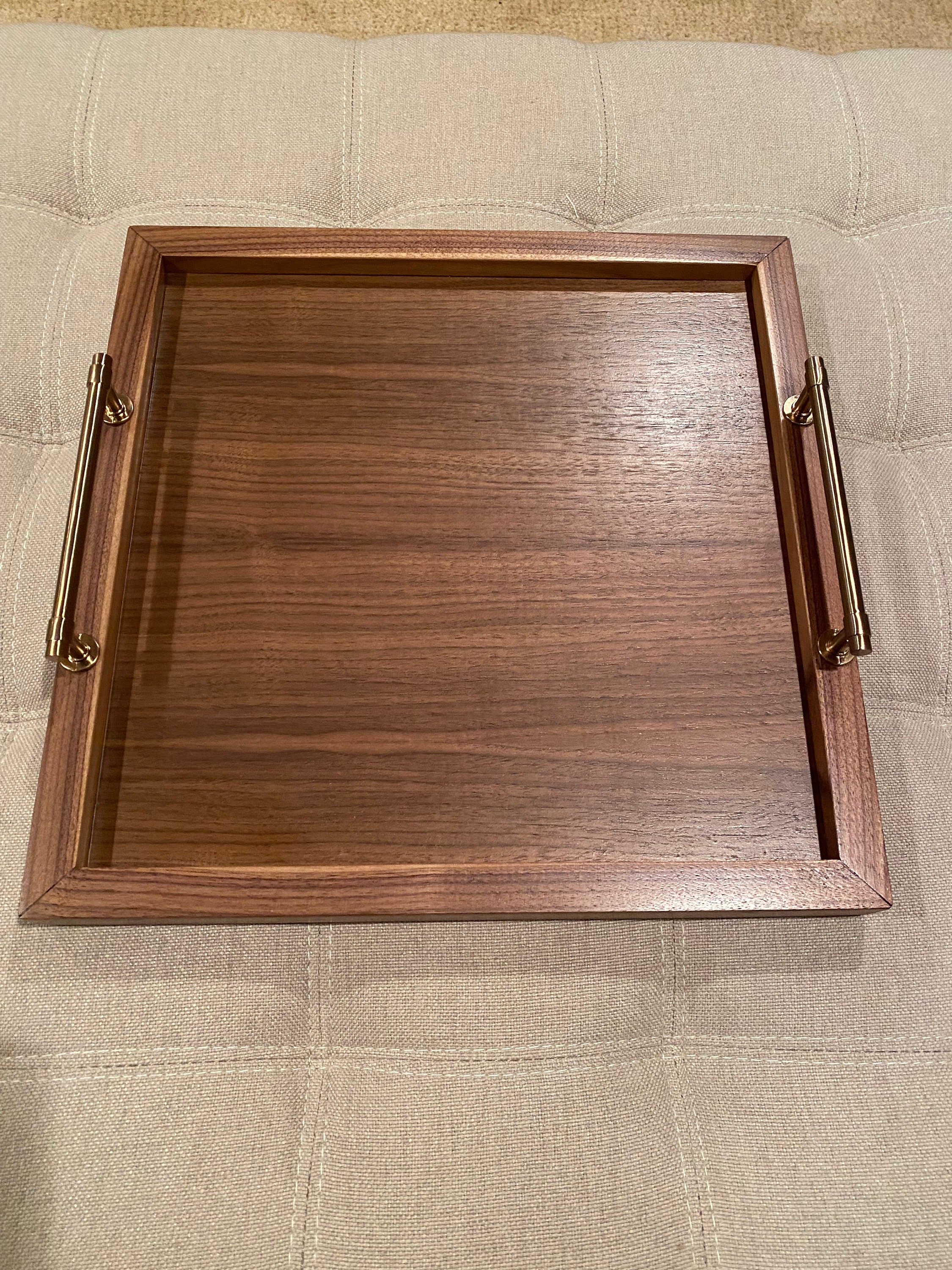 14”x14”x1” Walnut Tray - Etsy