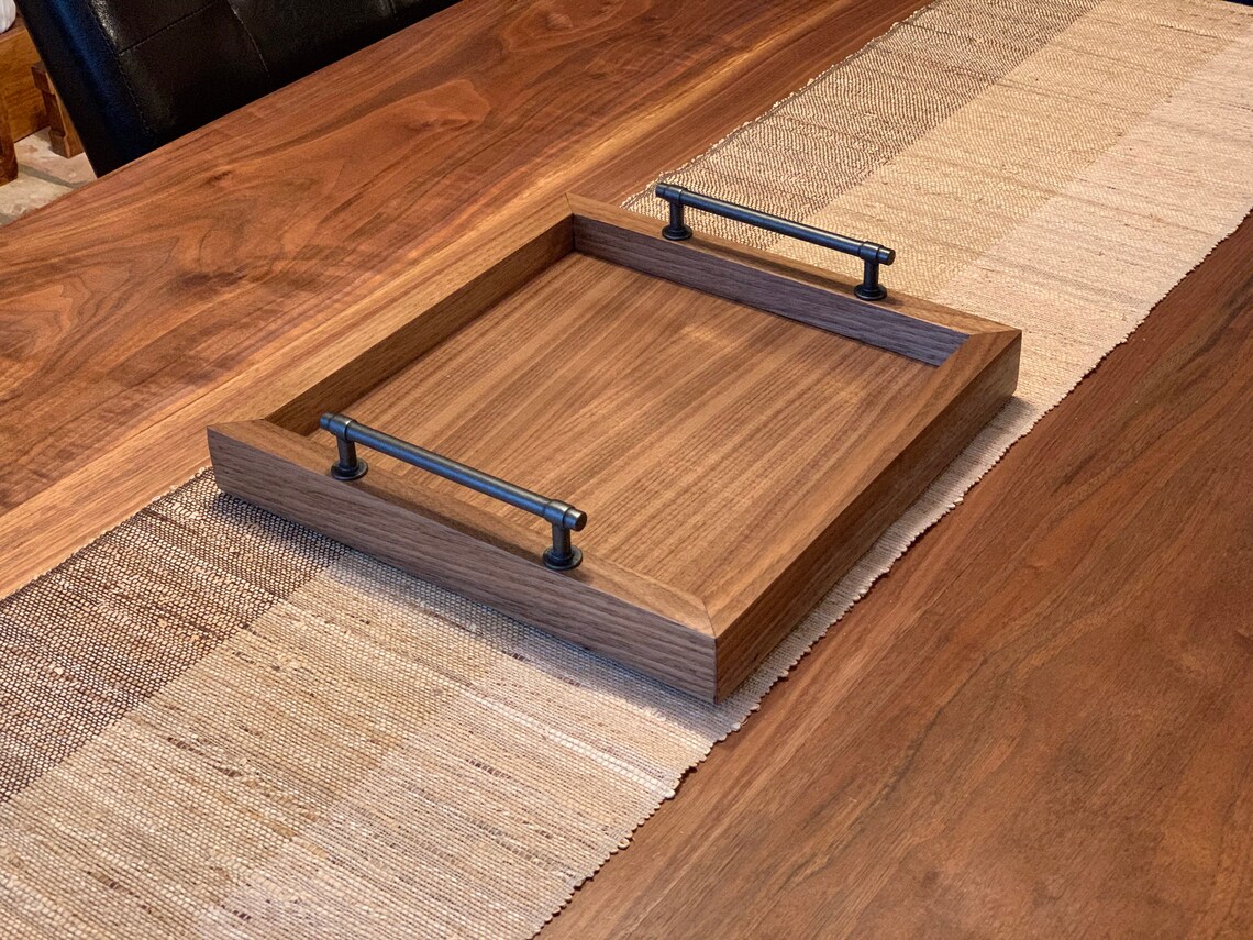 12 X 12 Walnut Tray - Etsy