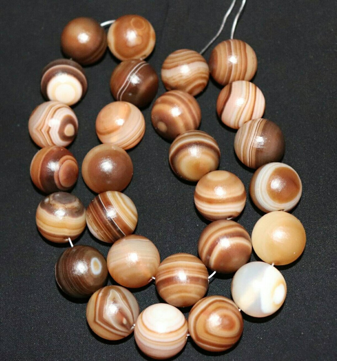 Gorgeous Ancient Old Suleiman Agate Beads Necklace Collectible - Etsy