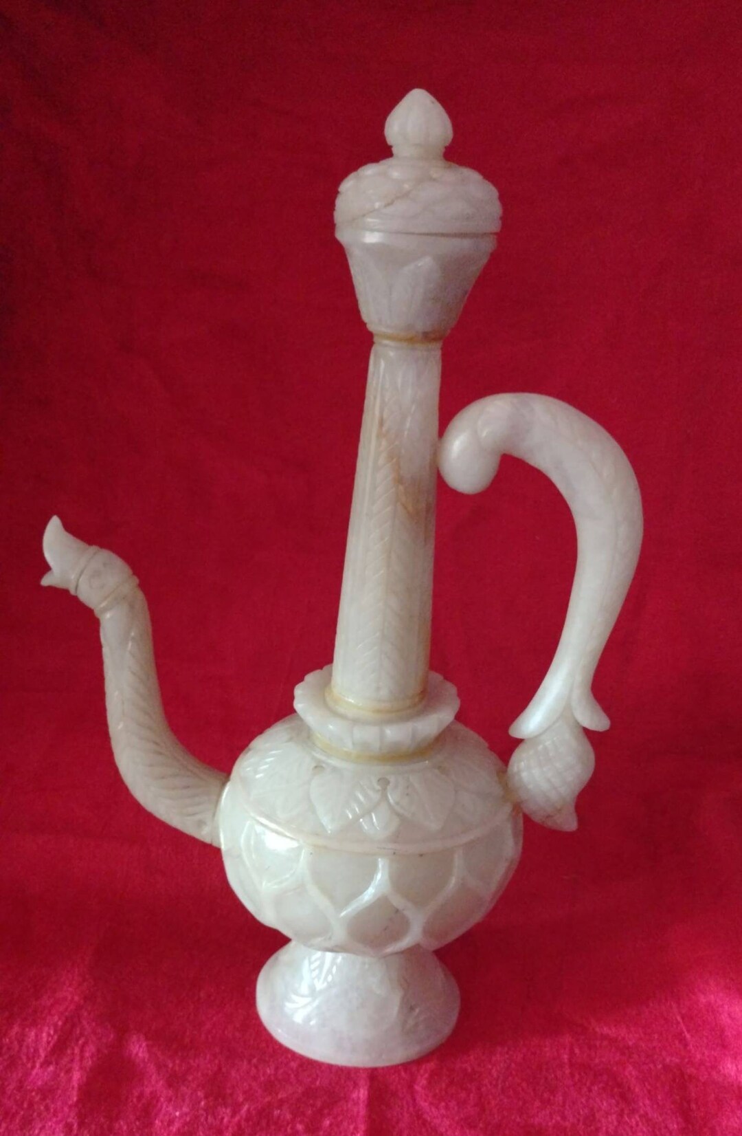 Antique Museum Quality Islamic Mughal Hand Made Wine Pot Surai Zade ...