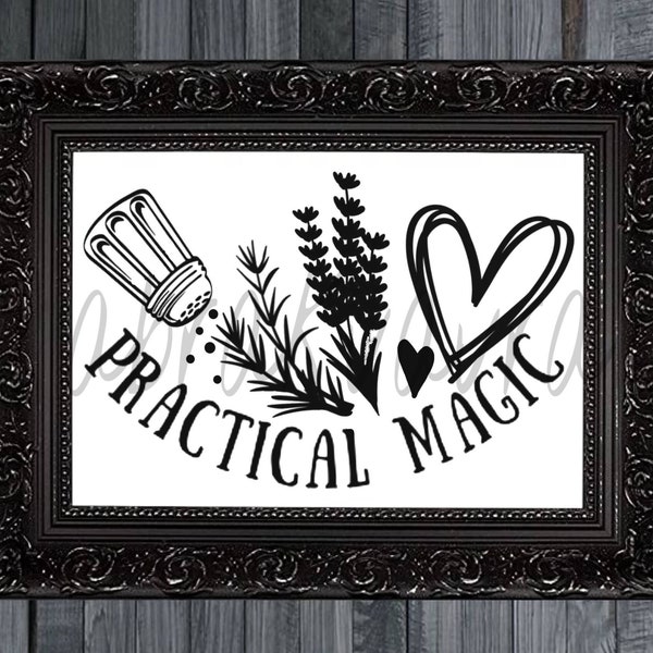 Practical Magic Sign - Etsy