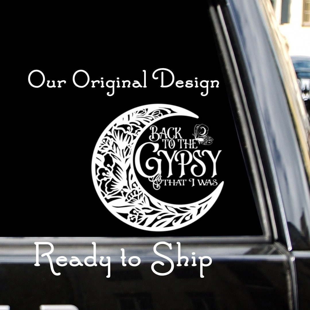 7x7 Stevie Back to the Gypsy Boho Adhesive Vinyl Decalyour Choice of ...
