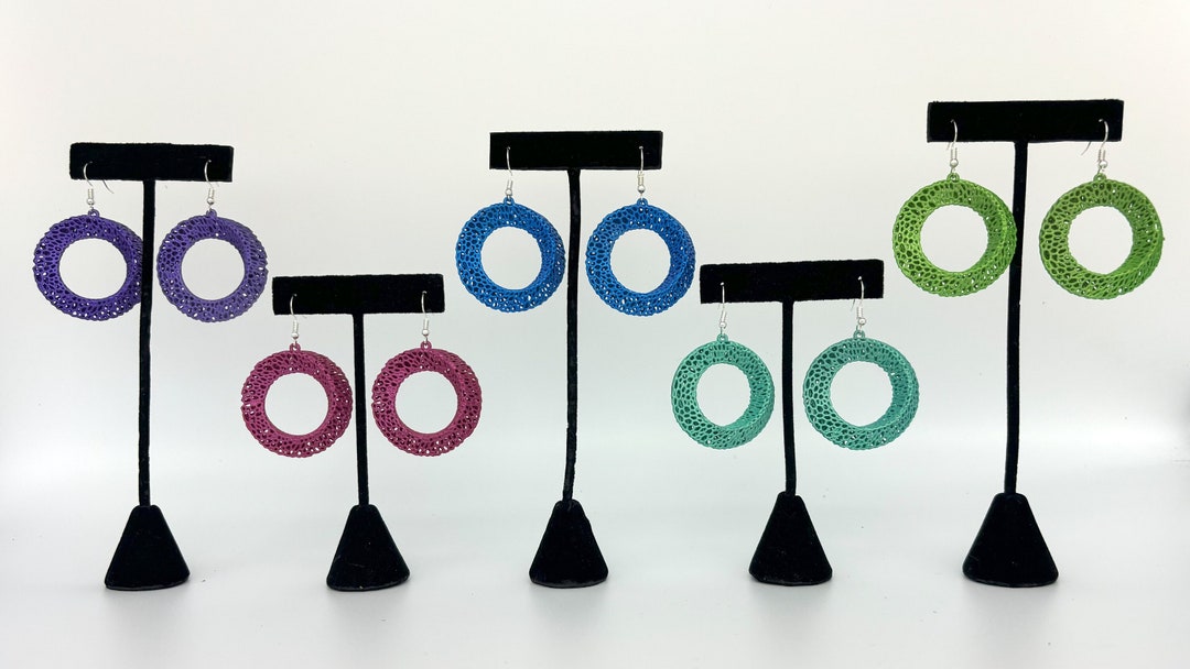 Voronoi Mobius Torus Earrings - Etsy