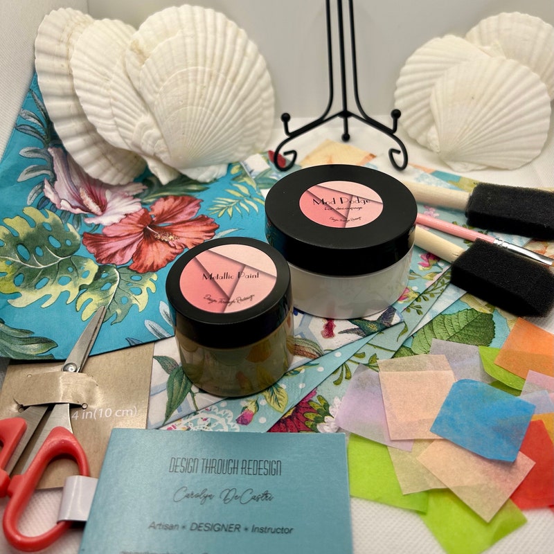 Decoupage Shells - Etsy