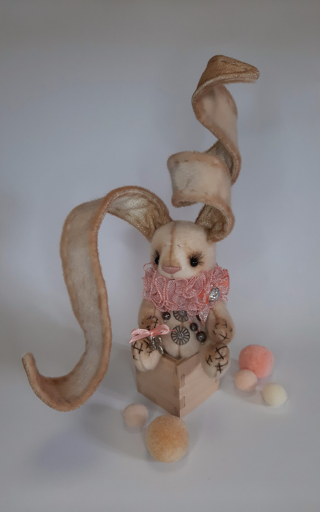 OOAK Doll Artist Rabbit Personalized Rabbit Bunny Rabbit Figurines Toy ...