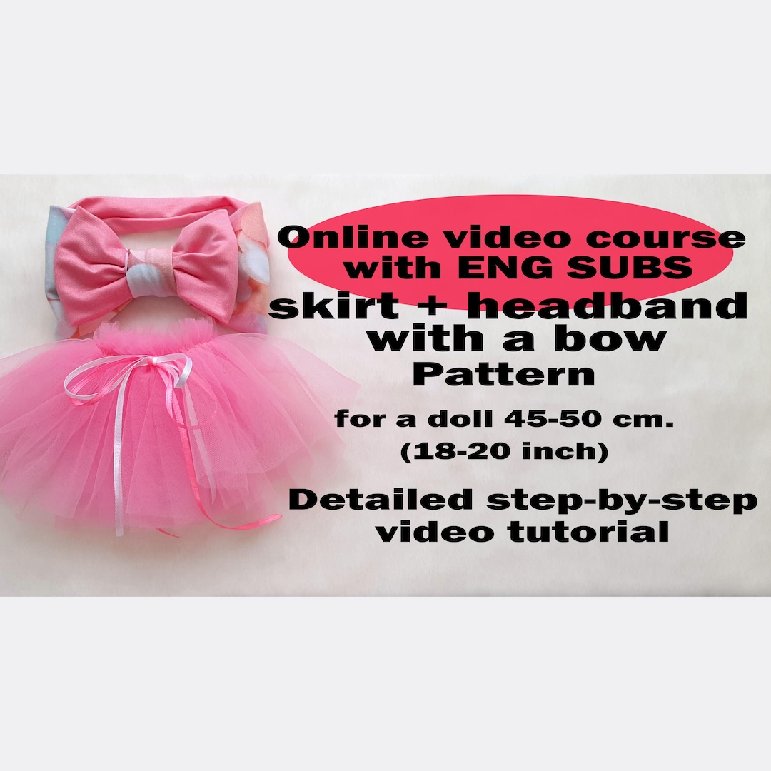 Sewing Tutorial Doll Clothes Reborn Doll Outfit Video Tutorial Doll ...